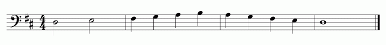 Aural Skills: Melodic Dictation – Stepwise melodies (page 1) – Music ...