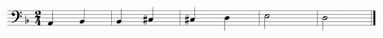 Aural Skills: Melodic Dictation – Stepwise melodies (page 1) – Music ...