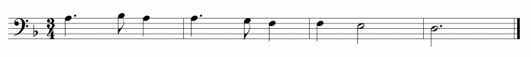 Aural Skills: Melodic Dictation – Stepwise melodies (page 1) – Music ...