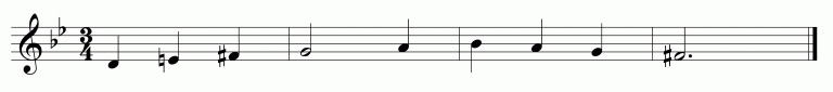 Aural Skills: Melodic Dictation – Stepwise melodies (page 1) – Music ...