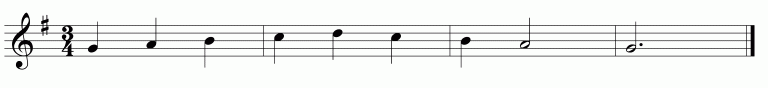 Aural Skills: Melodic Dictation – Stepwise melodies (page 1) – Music ...