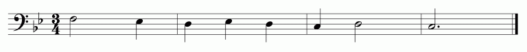 Aural Skills: Melodic Dictation – Stepwise melodies (page 1) – Music ...