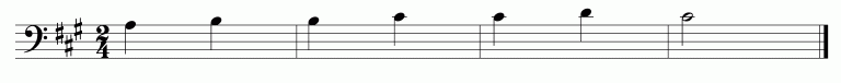 Aural Skills: Melodic Dictation – Stepwise melodies (page 1) – Music ...