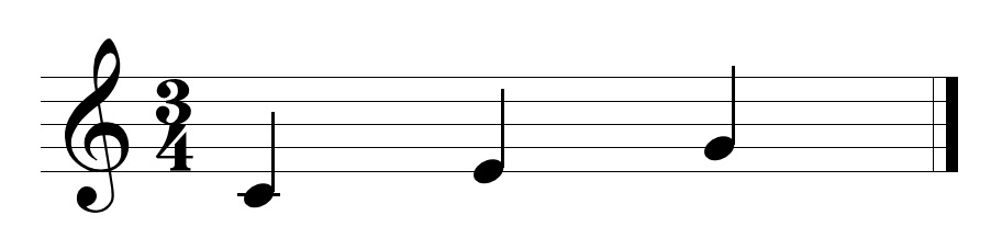 Aural Skills: 3 note pitch patterns – Music Theory Materials