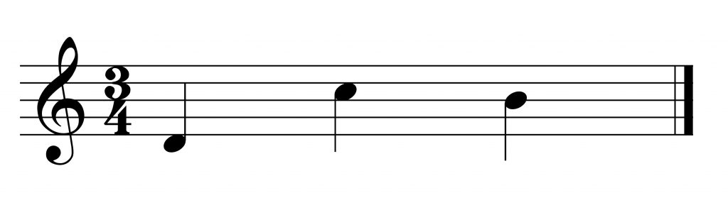 Aural Skills: 3 note pitch patterns – Music Theory Materials