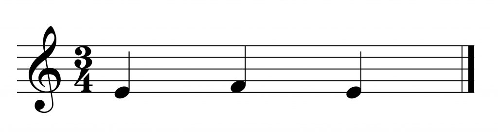 Aural Skills: 3 note pitch patterns – Music Theory Materials