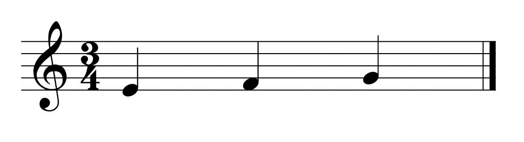 Aural Skills: 3 note pitch patterns – Music Theory Materials
