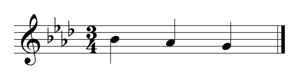 Aural Skills: 3 note pitch patterns – Music Theory Materials
