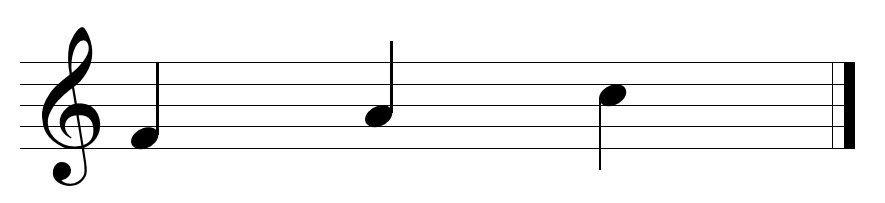 Aural Skills: 3 note pitch patterns – Music Theory Materials