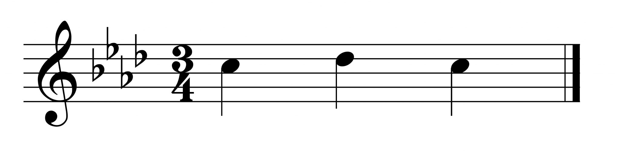Aural Skills: 3 note pitch patterns – Music Theory Materials