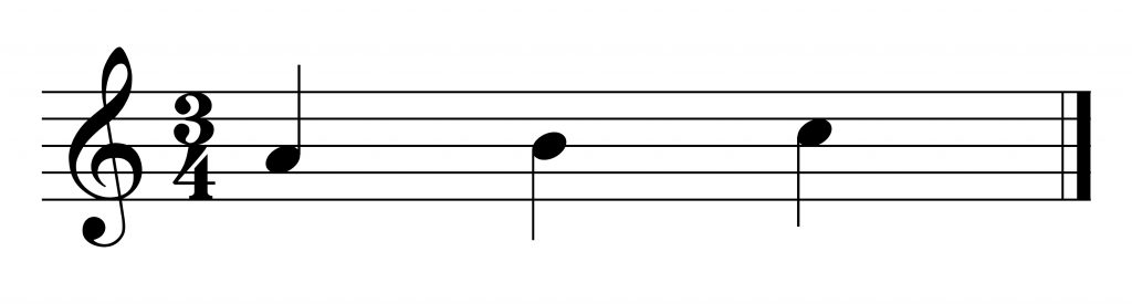 Aural Skills: 3 note pitch patterns – Music Theory Materials