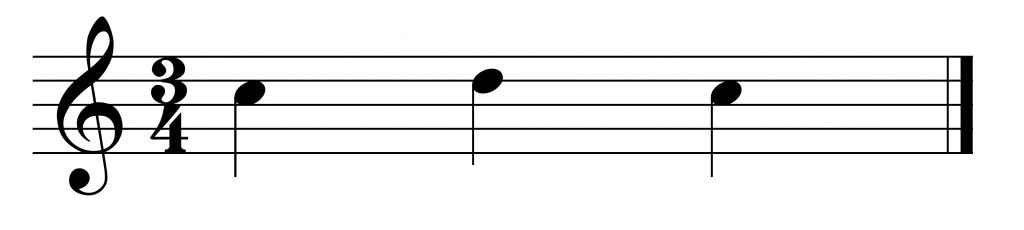 Aural Skills: 3 note pitch patterns – Music Theory Materials