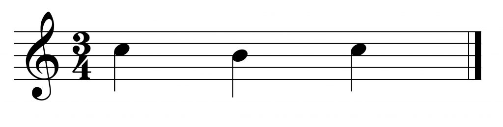 Aural Skills: 3 note pitch patterns – Music Theory Materials
